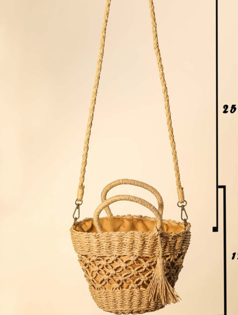 Straw Mini Tote Bag – Ensemble Boutique